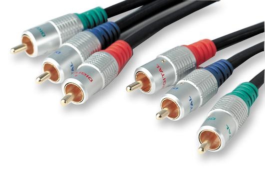 - 3x RGB Phono (RCA) Male to 3x Male Video Cable - rhinocables.co.uk